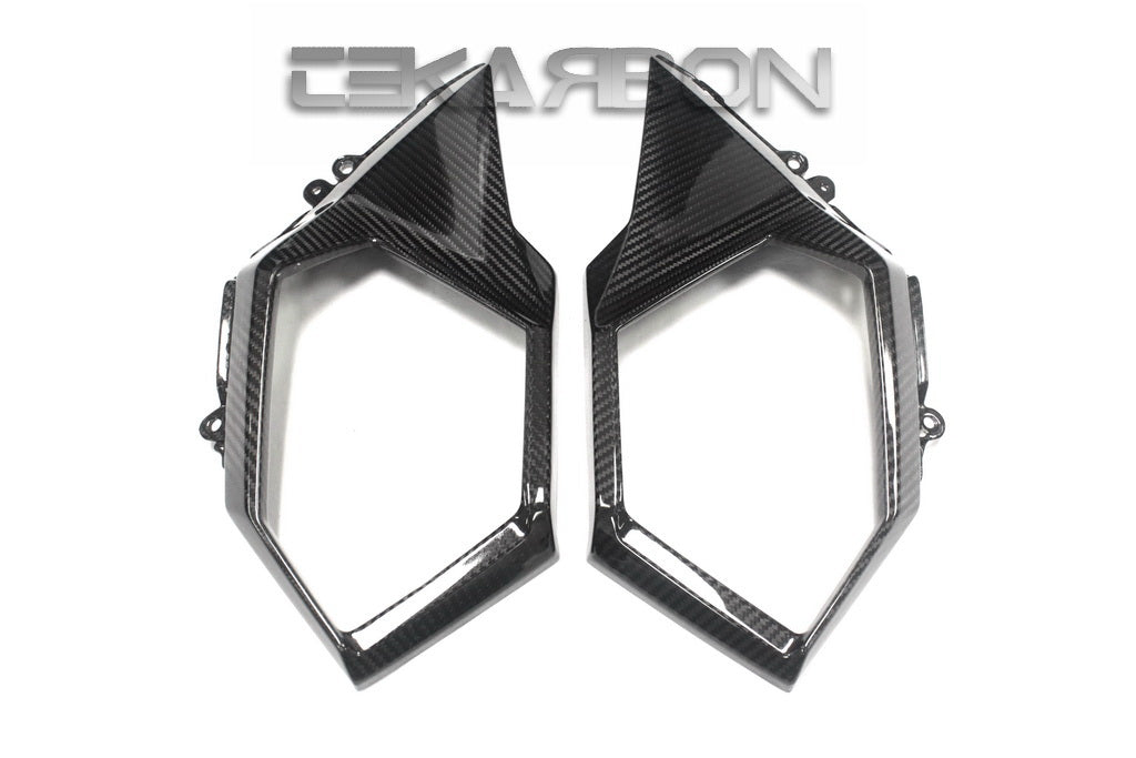 Tekarbon :: 2016 - 2018 Honda Grom 125 Carbon Fiber Side Tank Panels