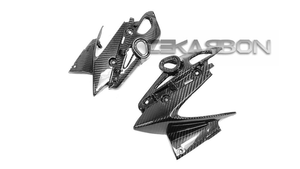 Tekarbon :: 2011 - 2013 Yamaha FZ8 Carbon Fiber Headlight Side Fairings